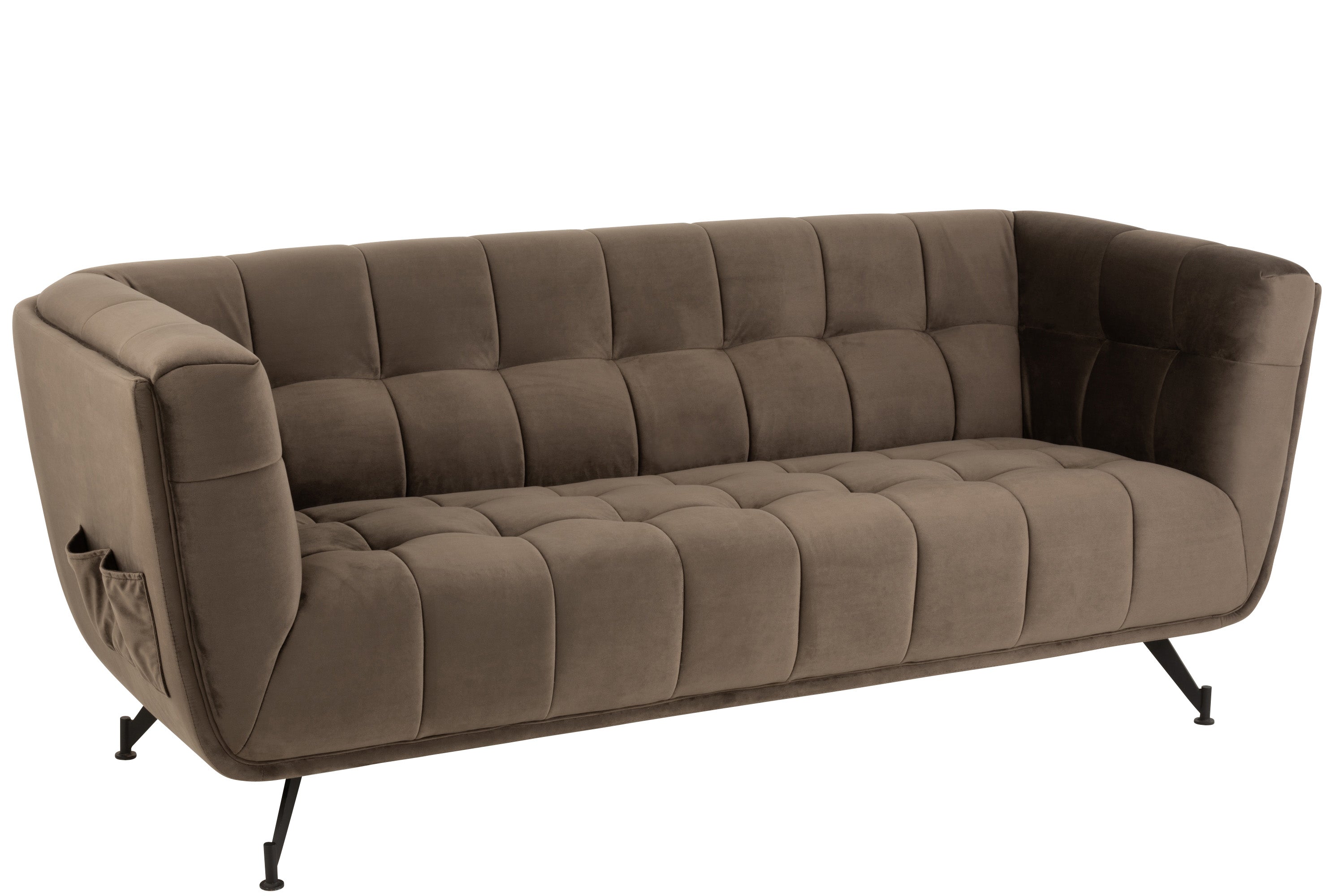 Trivietė sofa rudos spalvos – Decosin Home