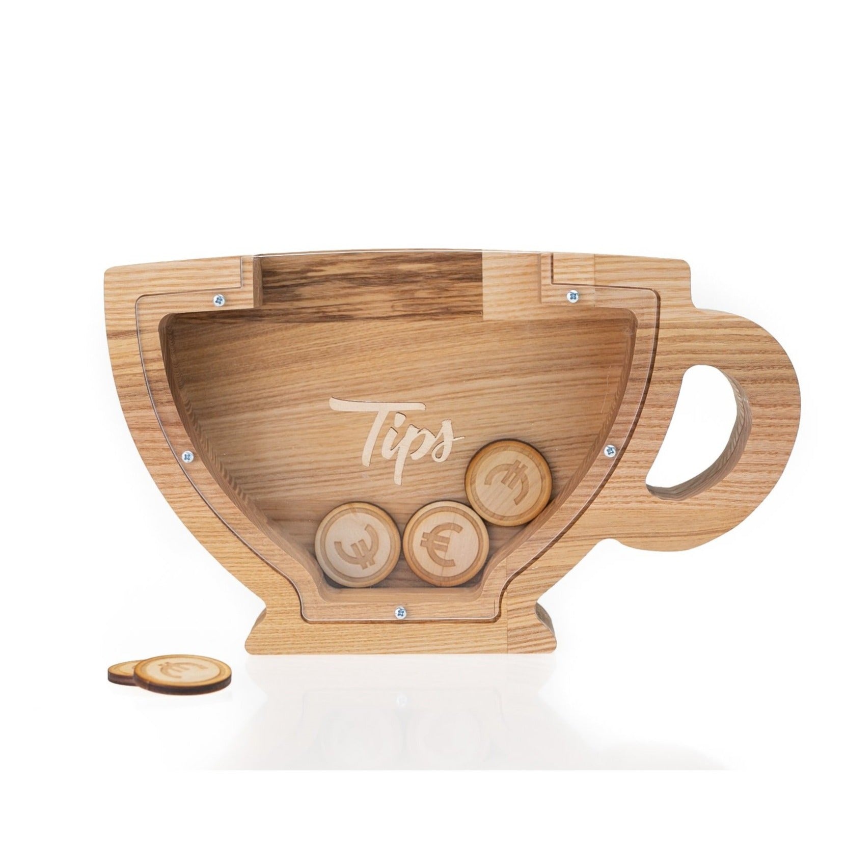 Medinė Taupyklė - Puodelio formos – Decosin Home